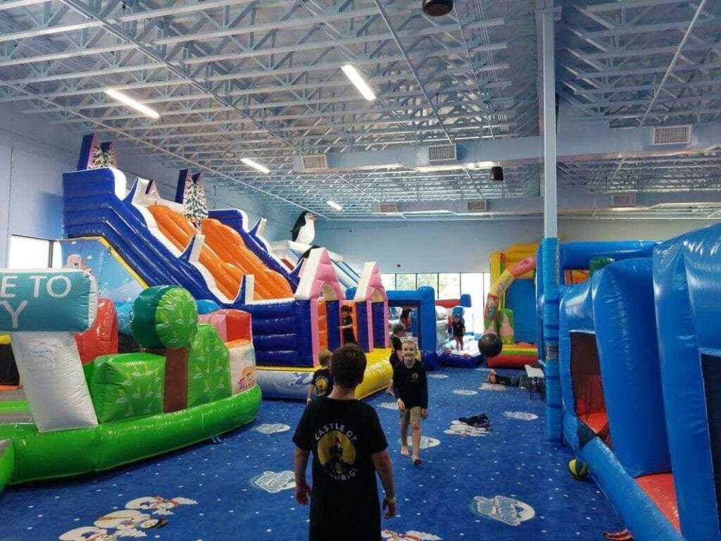 Indoor play - Little Elm & Frisco TX - Snowy fun