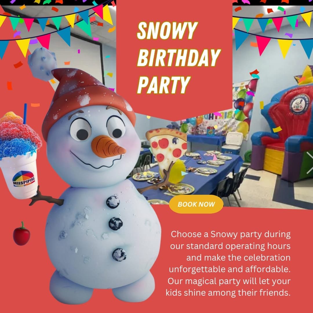 Snowy fun party packages - Snowy Fun